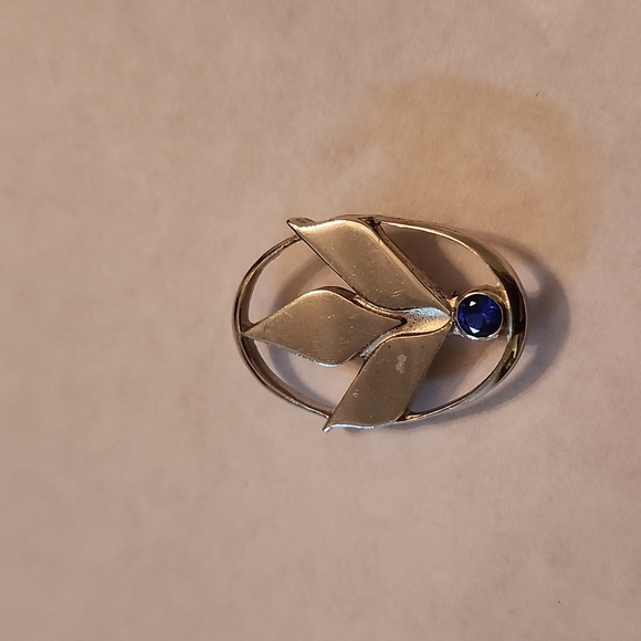 Vintage | Jewelry | Vintage Cto Sterling Silver Cobalt Blue Quartz ...